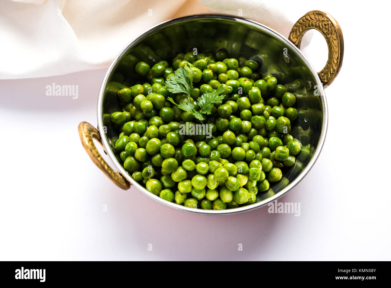 Spicy fried Green Peas pod or chatpata matar falli Stock Photo - Alamy