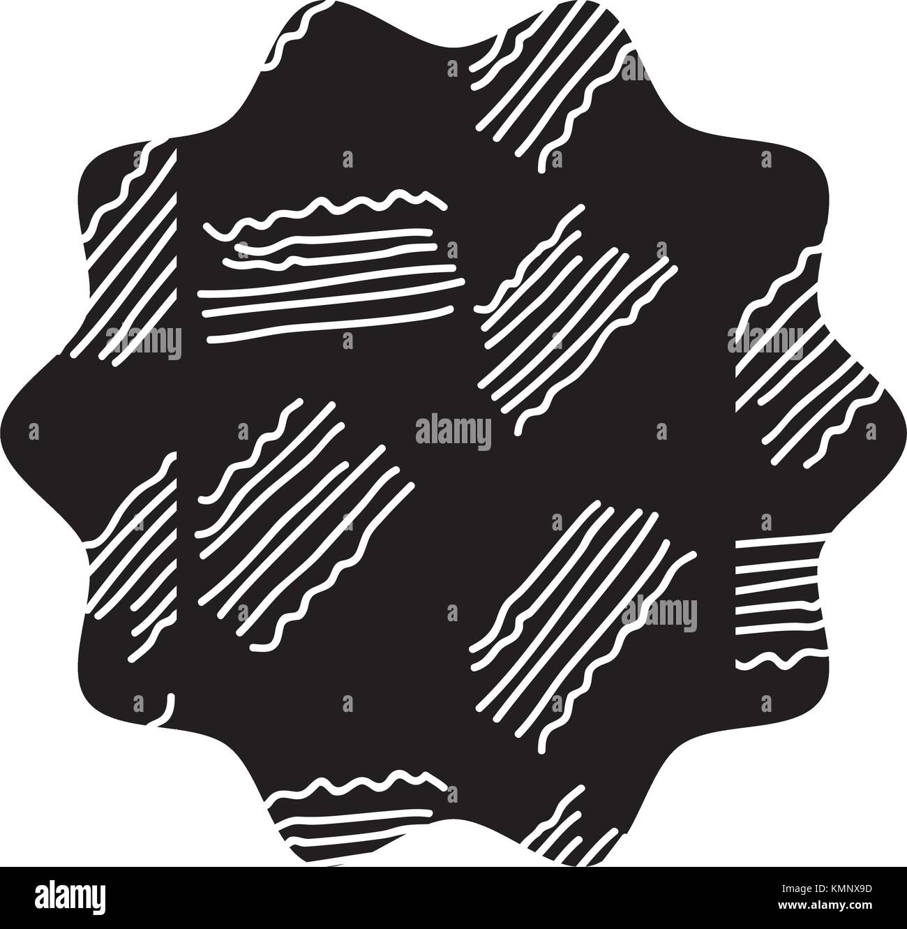 contour star with geometric graphic style background Stock Vector Image ...