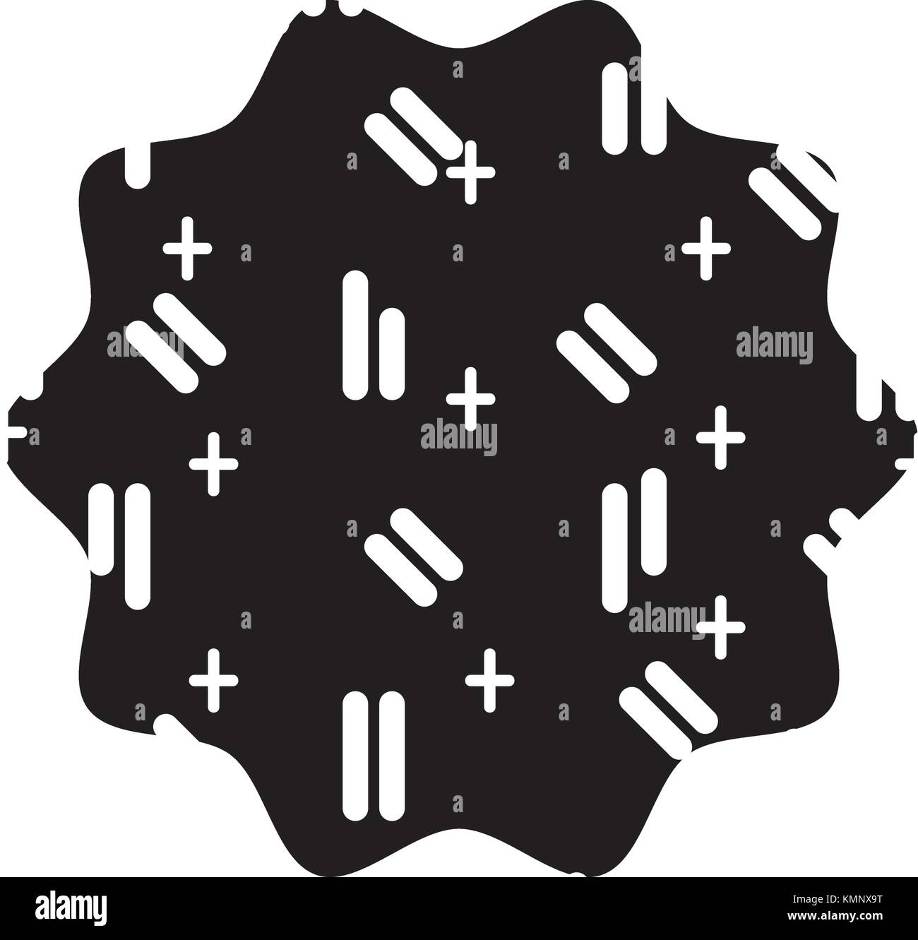 contour star with graphic abstract style background Stock Vector Image ...