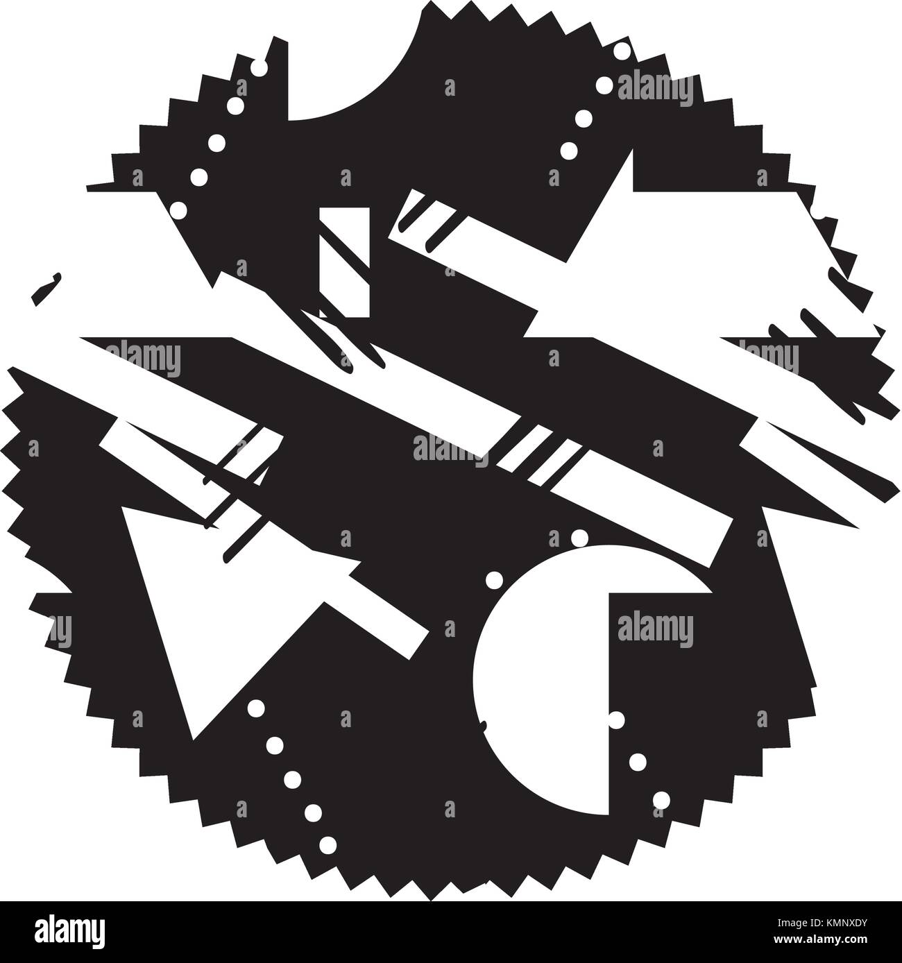 contour circle with geometric abstract style background Stock Vector ...