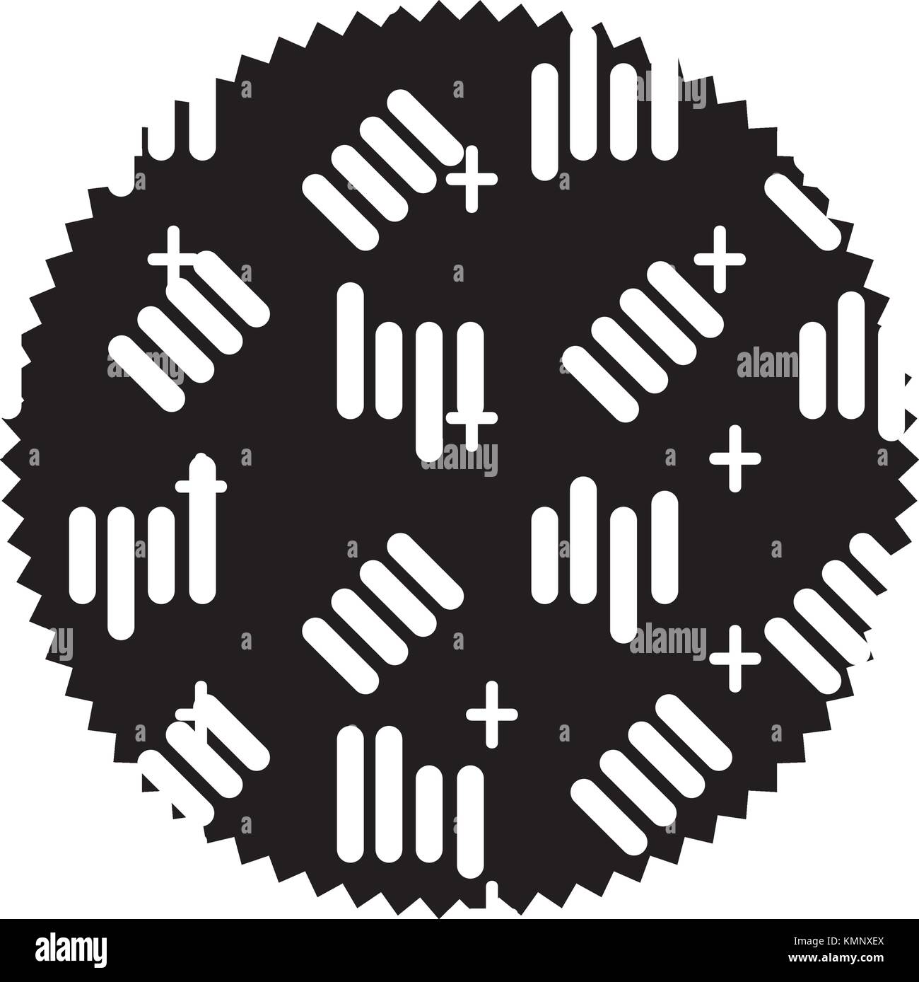 contour circle with graphic abstract style background Stock Vector ...