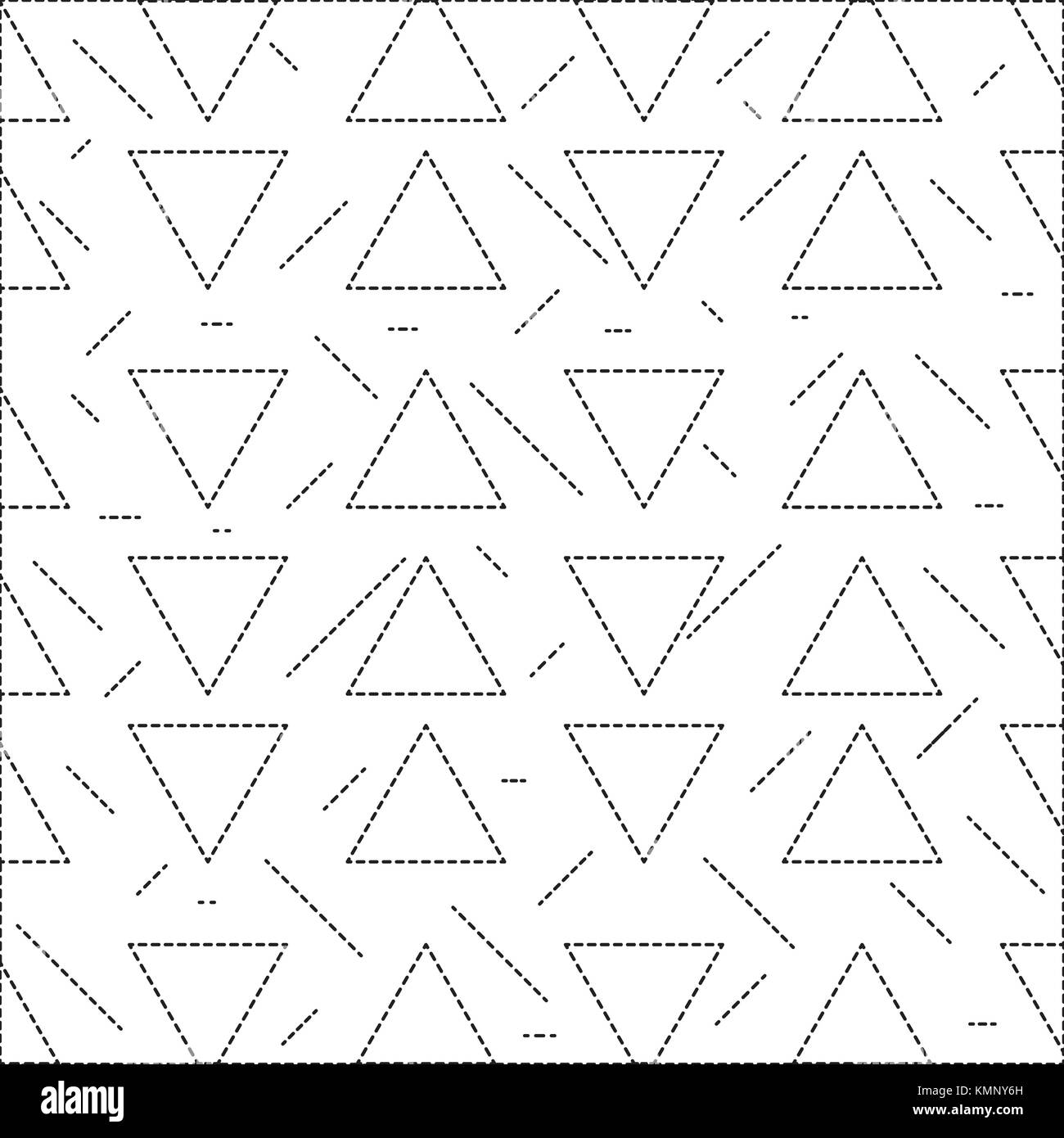 dotted shape graphic triangle memphis style background Stock Vector ...