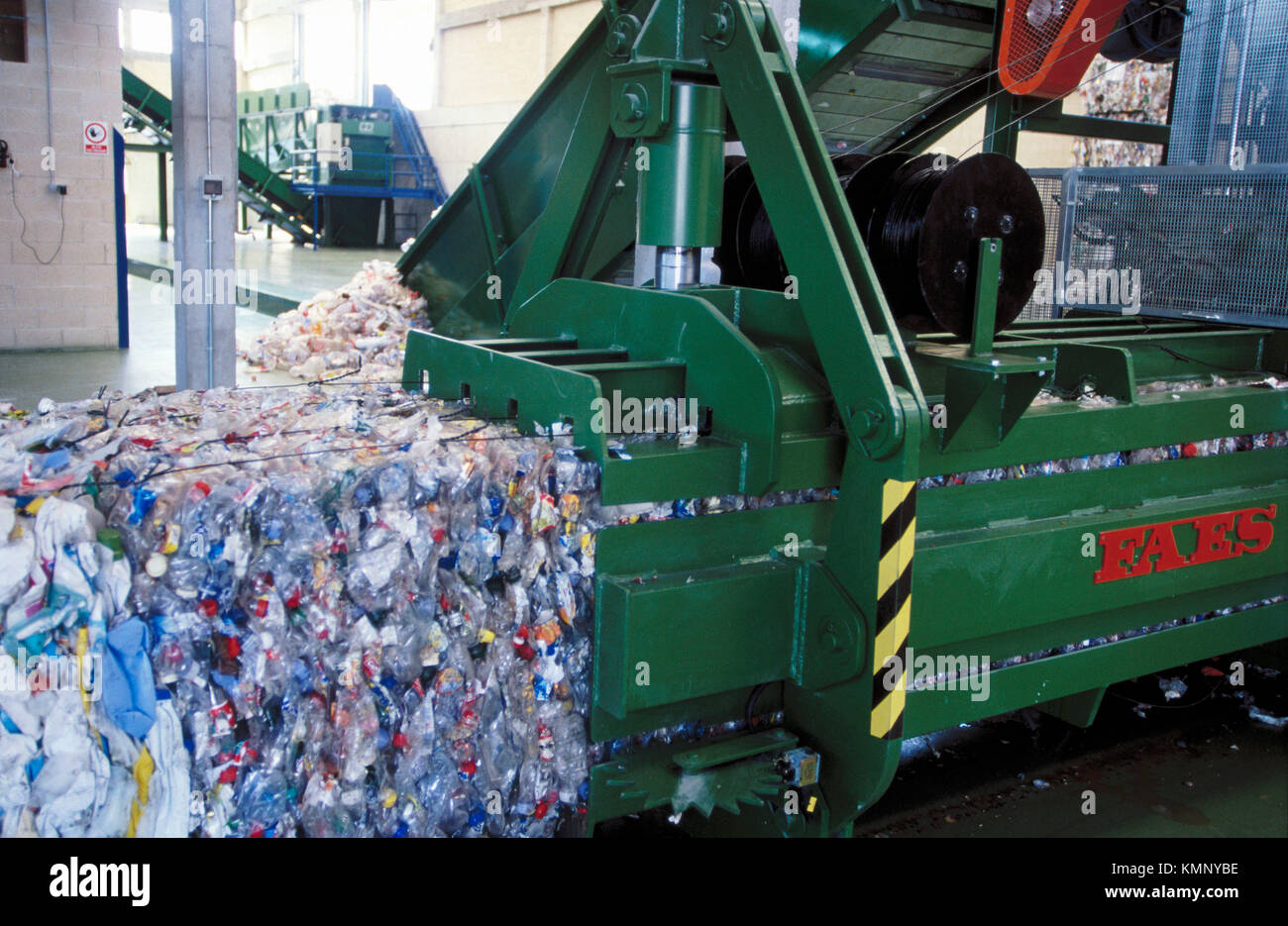 Plastic recycling, sorting plant Stock Photo - Alamy