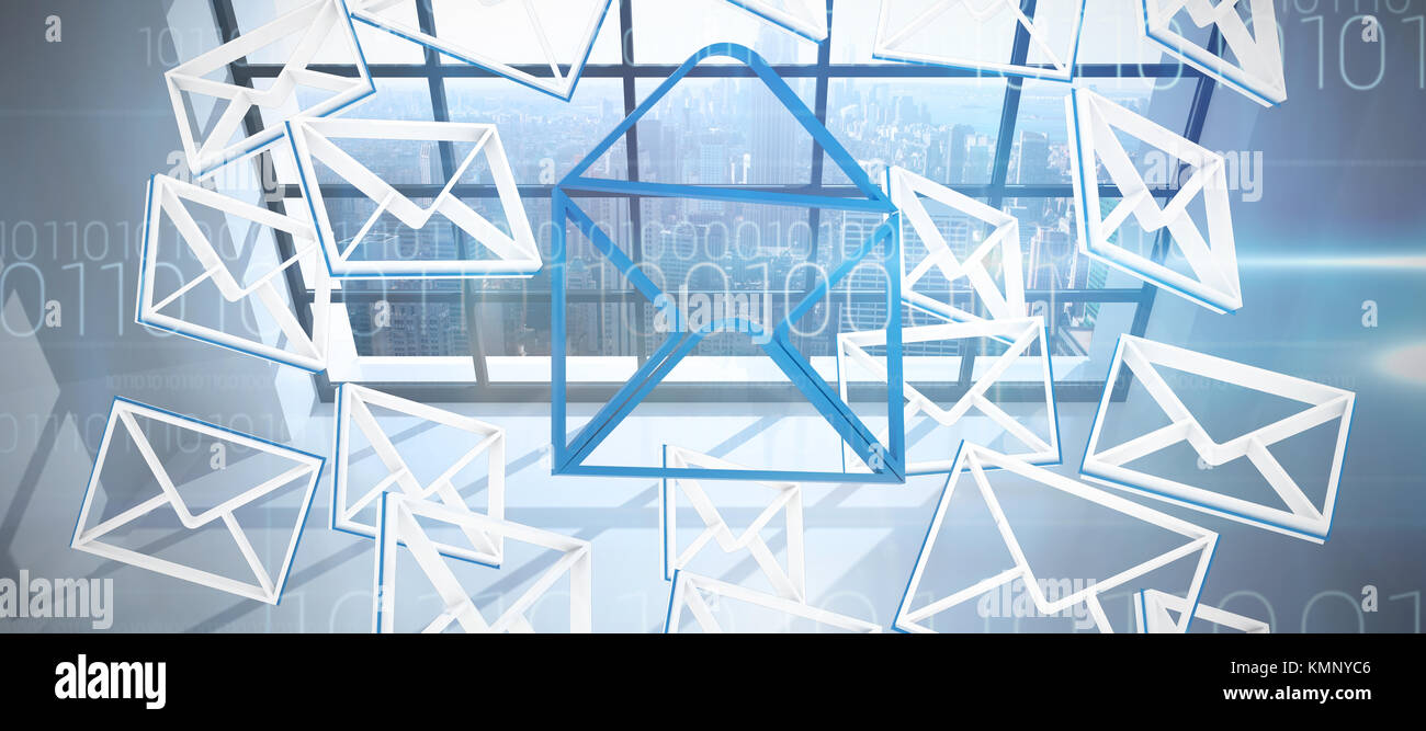 Multiple message symbols against blue technology design with binary ...