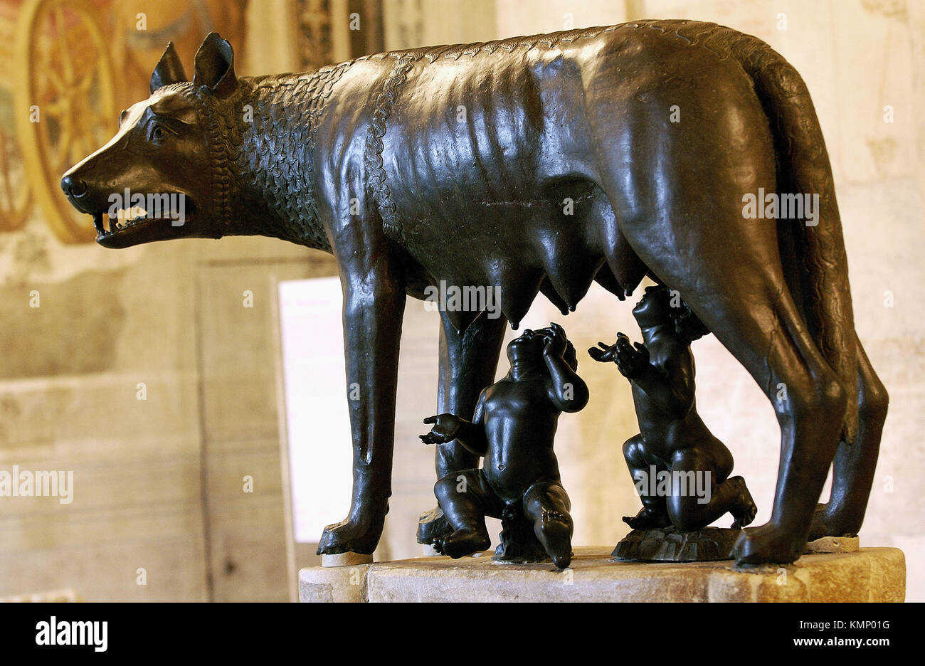Statue of the capitoline wolf High Resolution Stock Photography and ...