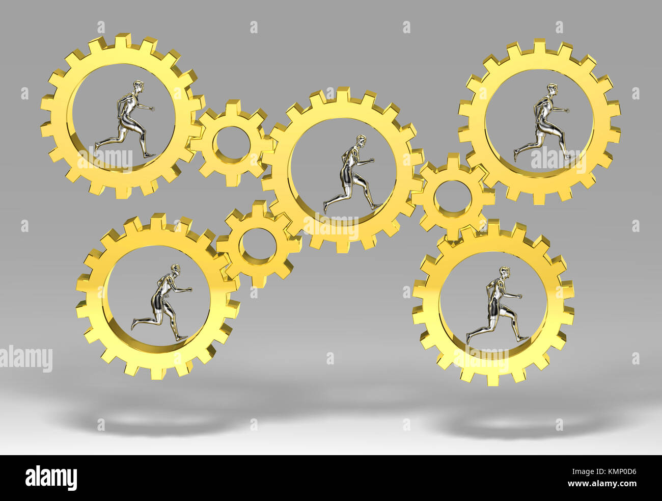 3D gear model Stock Photo - Alamy