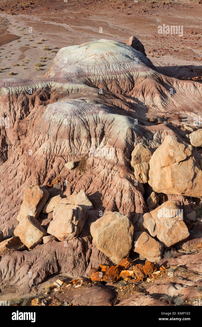 Badlands, Petrified Forest National Park, Arizona, USA, America Stock ...