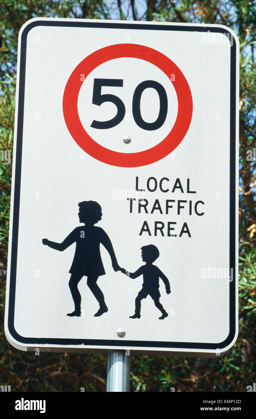 Local traffic sign Stock Photo - Alamy