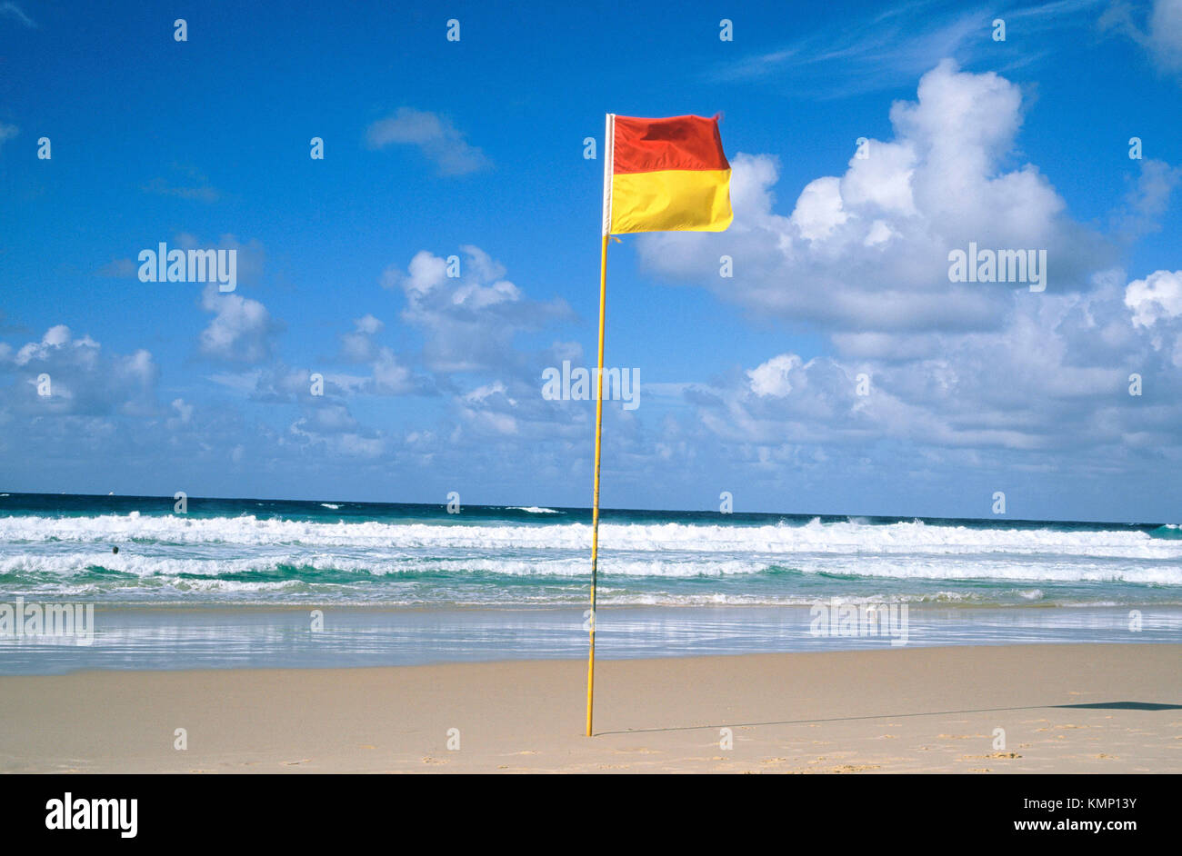 Gold coast swimming safety flag hi-res stock photography and images - Alamy