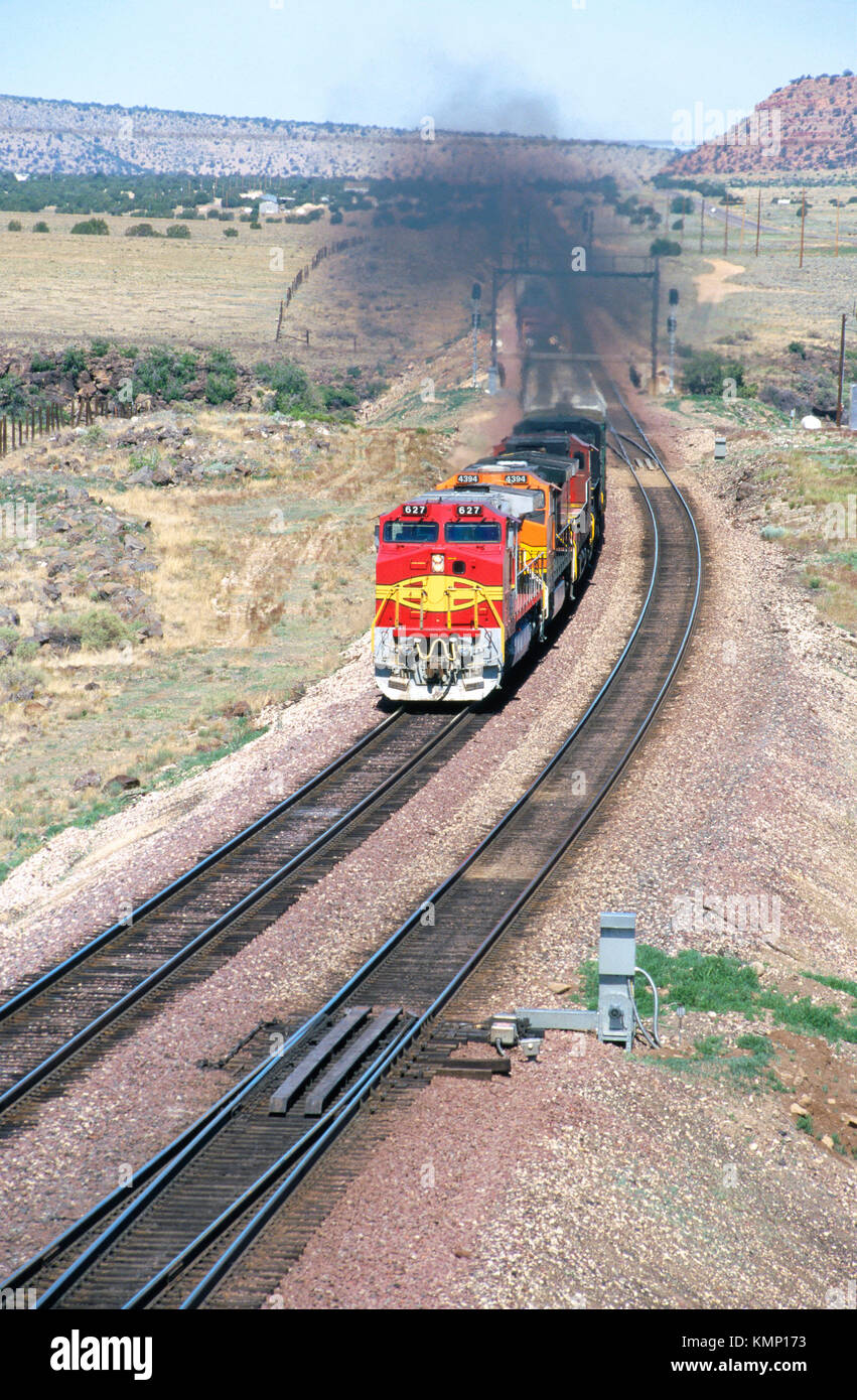 Express freight train. Arizona. USA Stock Photo - Alamy