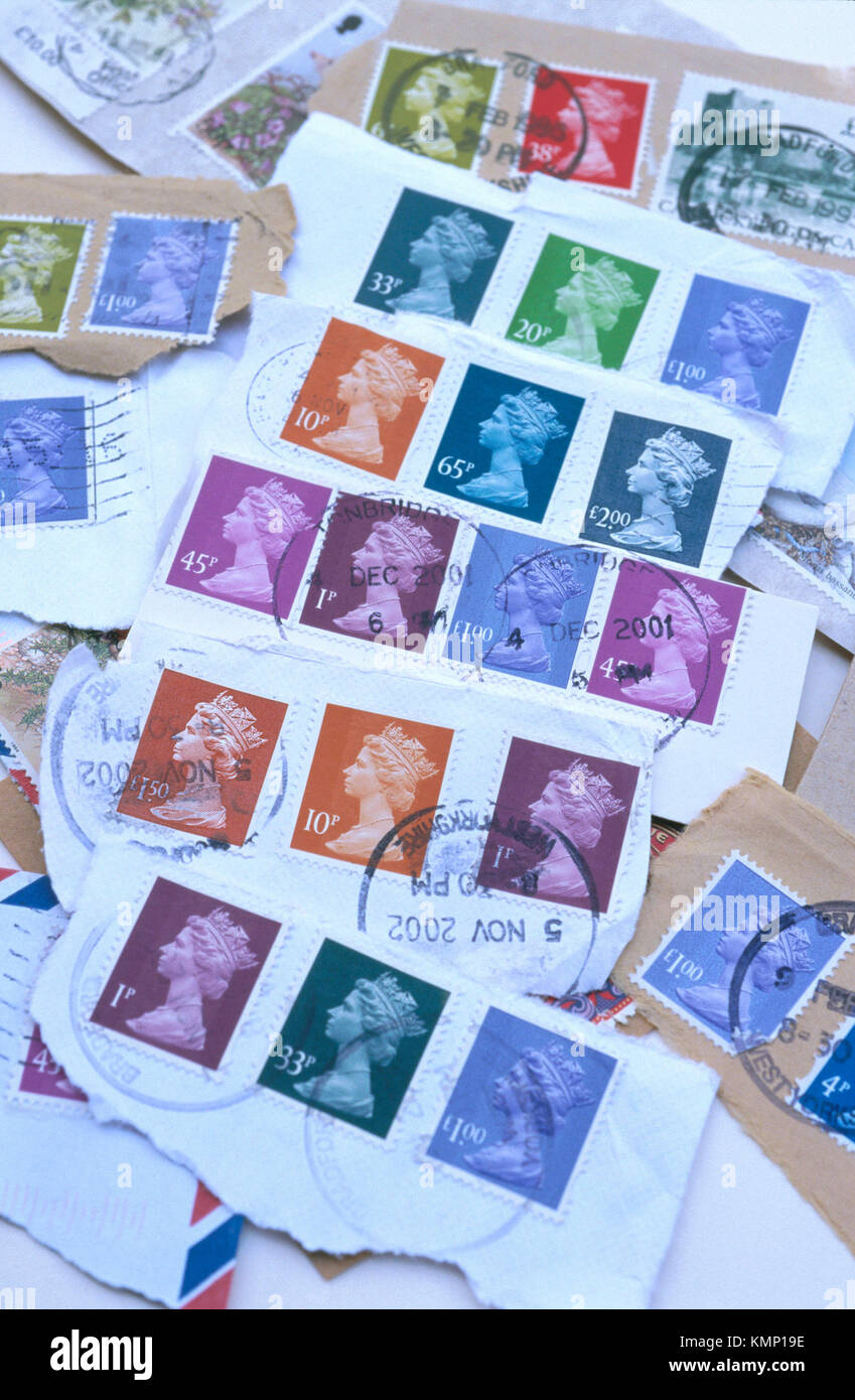 Queen elizabeth stamps hi-res stock photography and images - Alamy