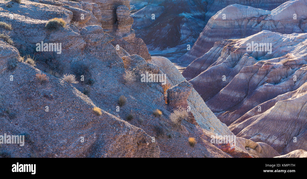 Badlands, Petrified Forest National Park, Arizona, USA, America Stock ...