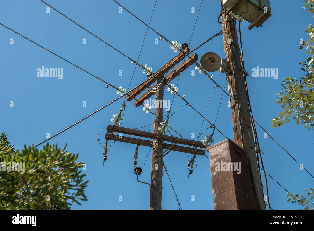 Electrical wire support column hi-res stock photography and images - Alamy