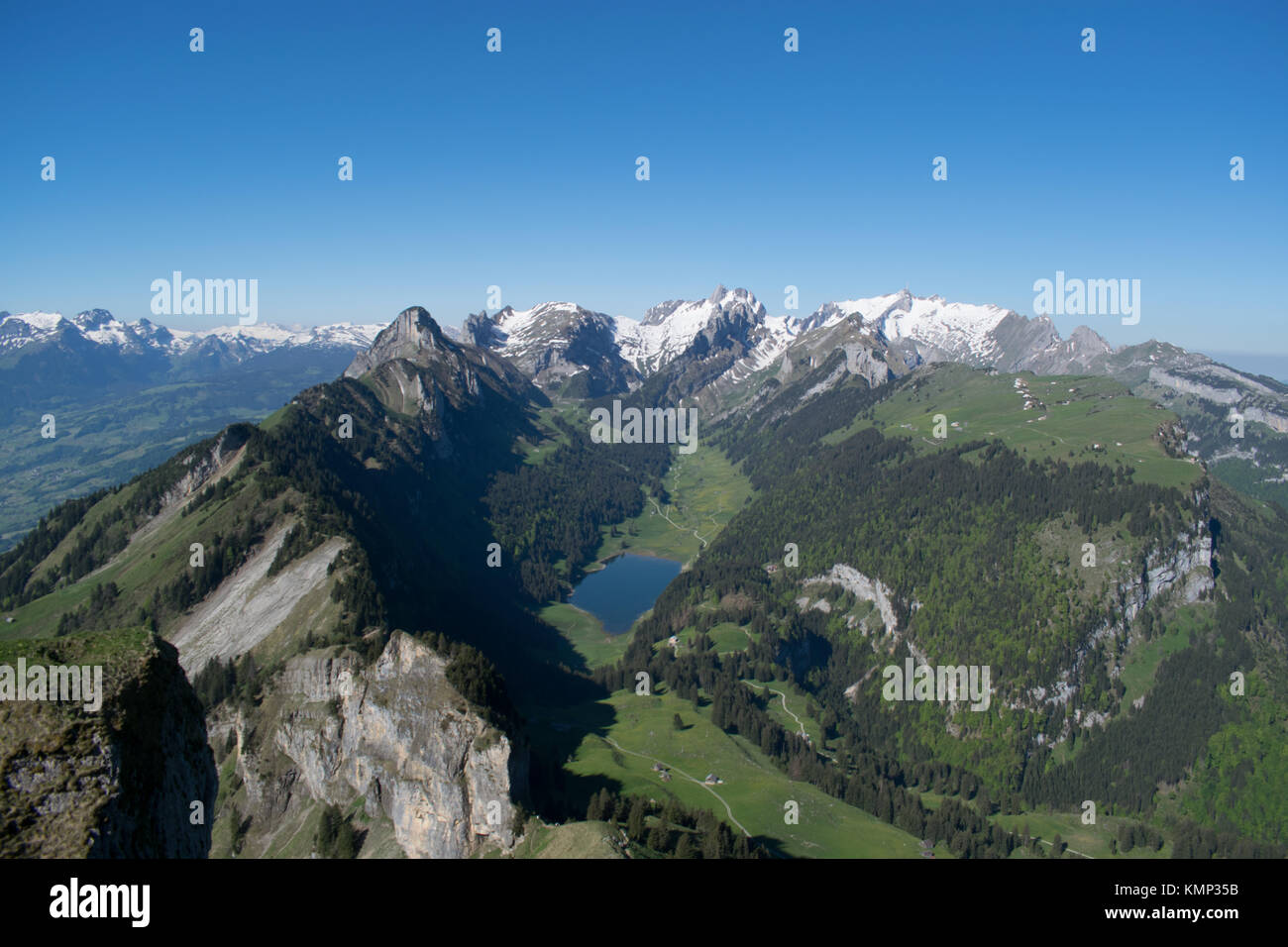 breathtaking view in the mountains of Switzerland Stock Photo - Alamy