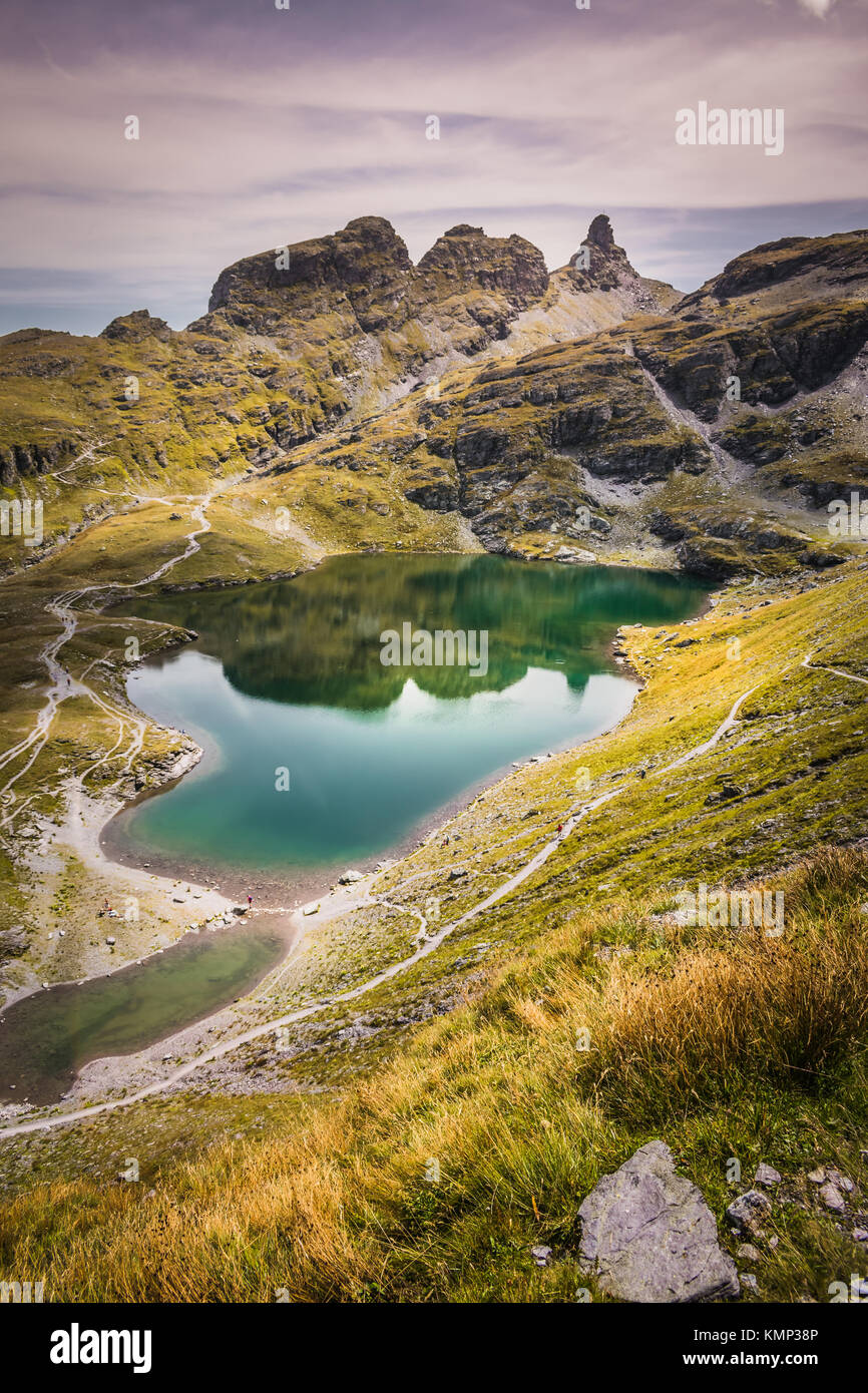 breathtaking view in the mountains of Switzerland Stock Photo - Alamy