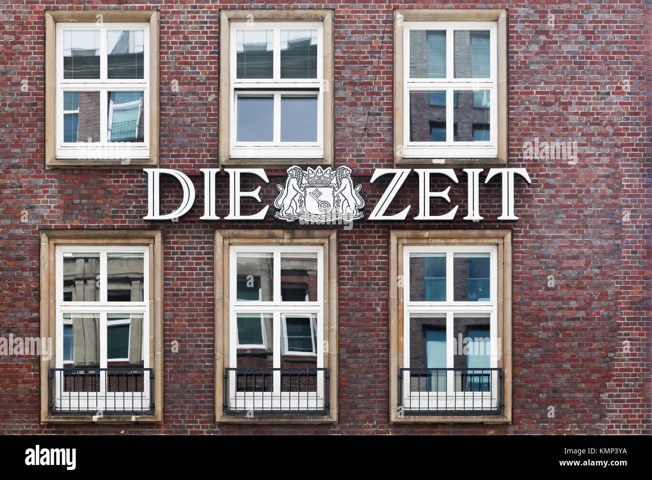Hamburg, Germany - July 21, 2017: Die Zeit office building. Die Zeit is ...