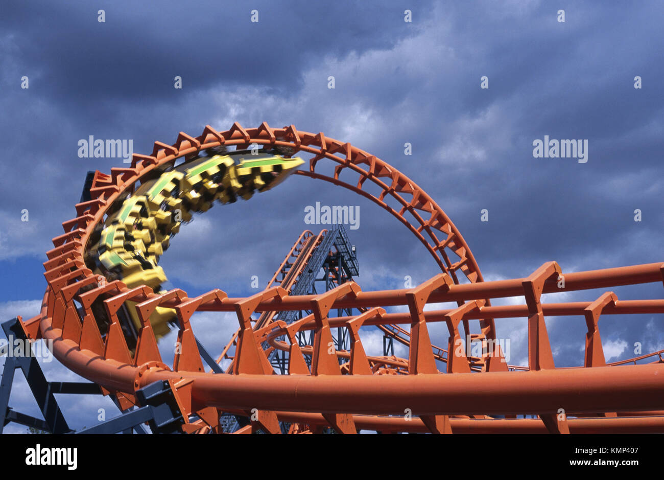 Storm Funfair Ride High Resolution Stock Photography and Images - Alamy