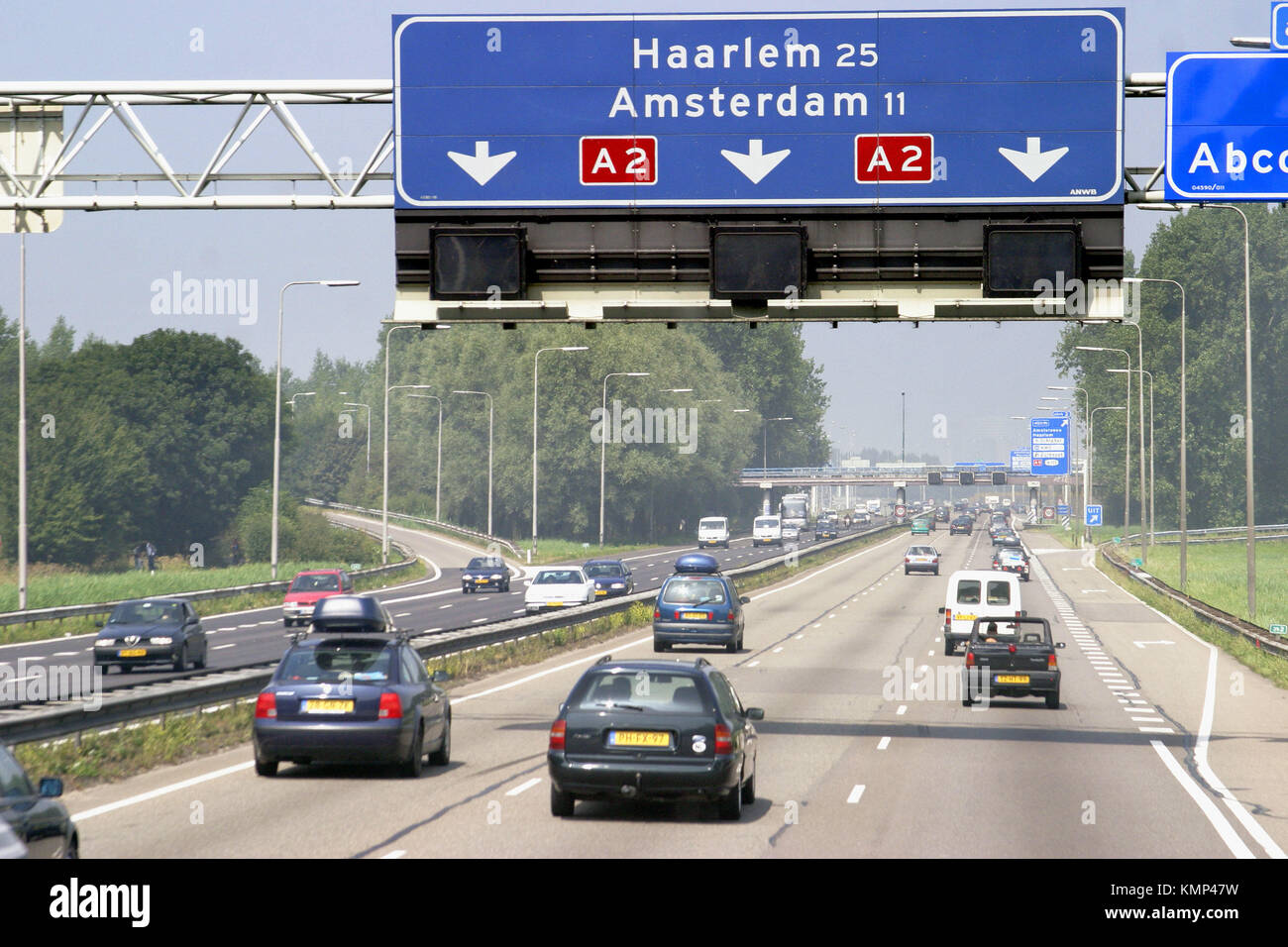 Motorway sign netherlands blue hi-res stock photography and images - Alamy
