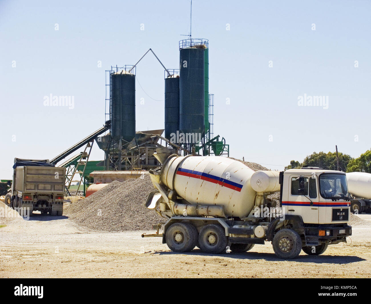 Cement transport truck hi-res stock photography and images - Alamy