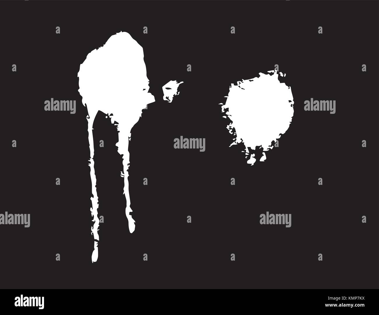 ink marks on white Stock Vector Image & Art - Alamy