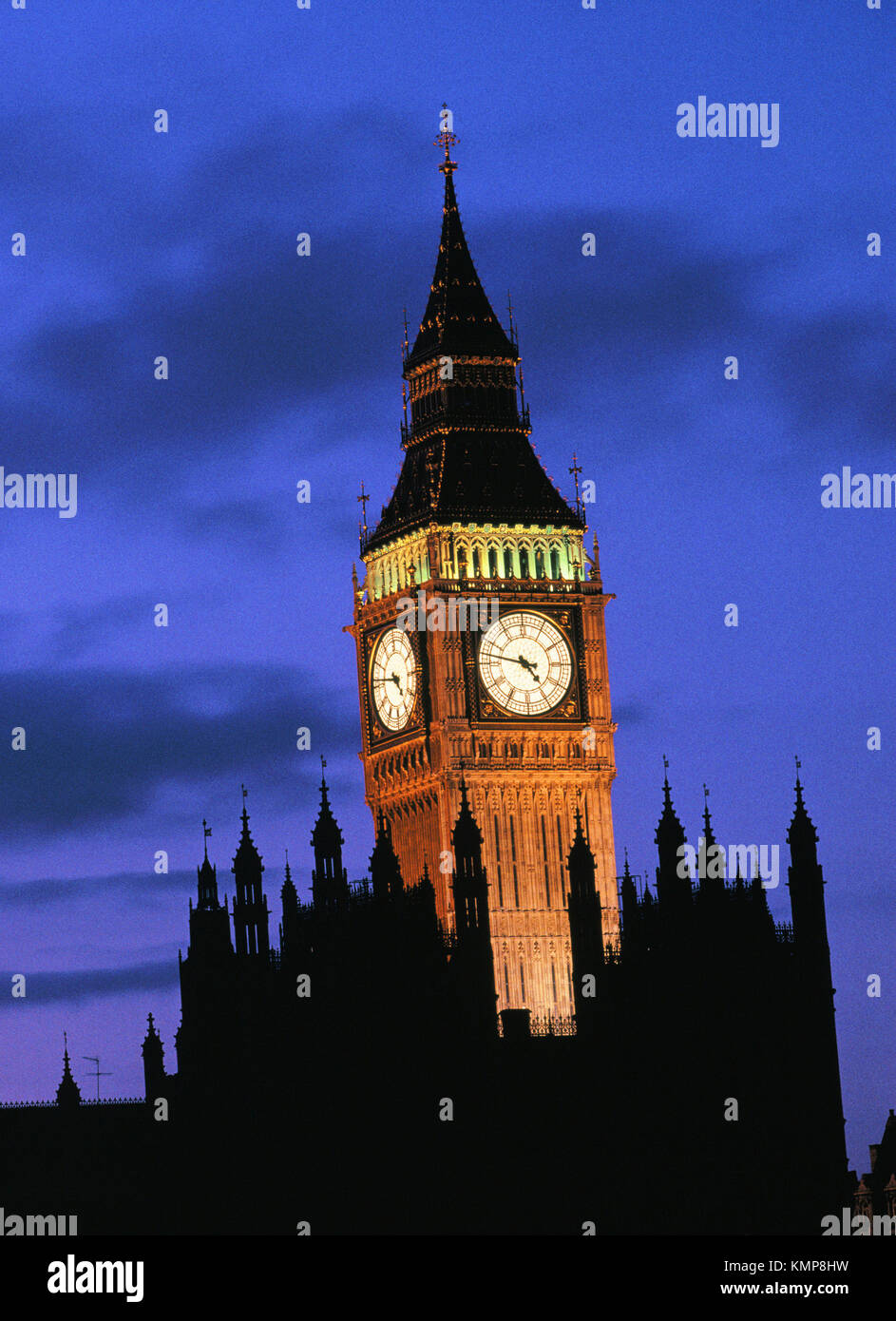 Peter Pan Clock Tower Silhouette