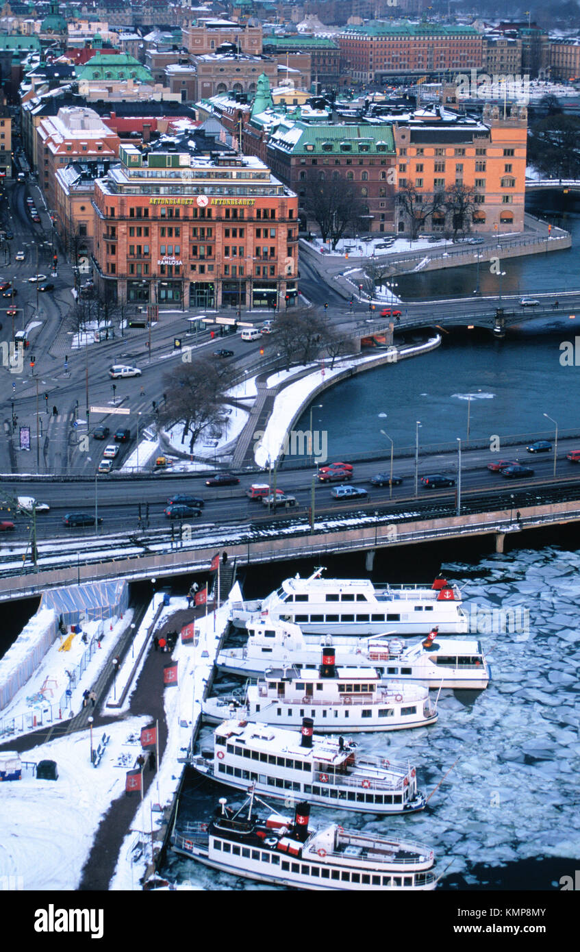 Stockholm city birds aerial view hi-res stock photography and images ...