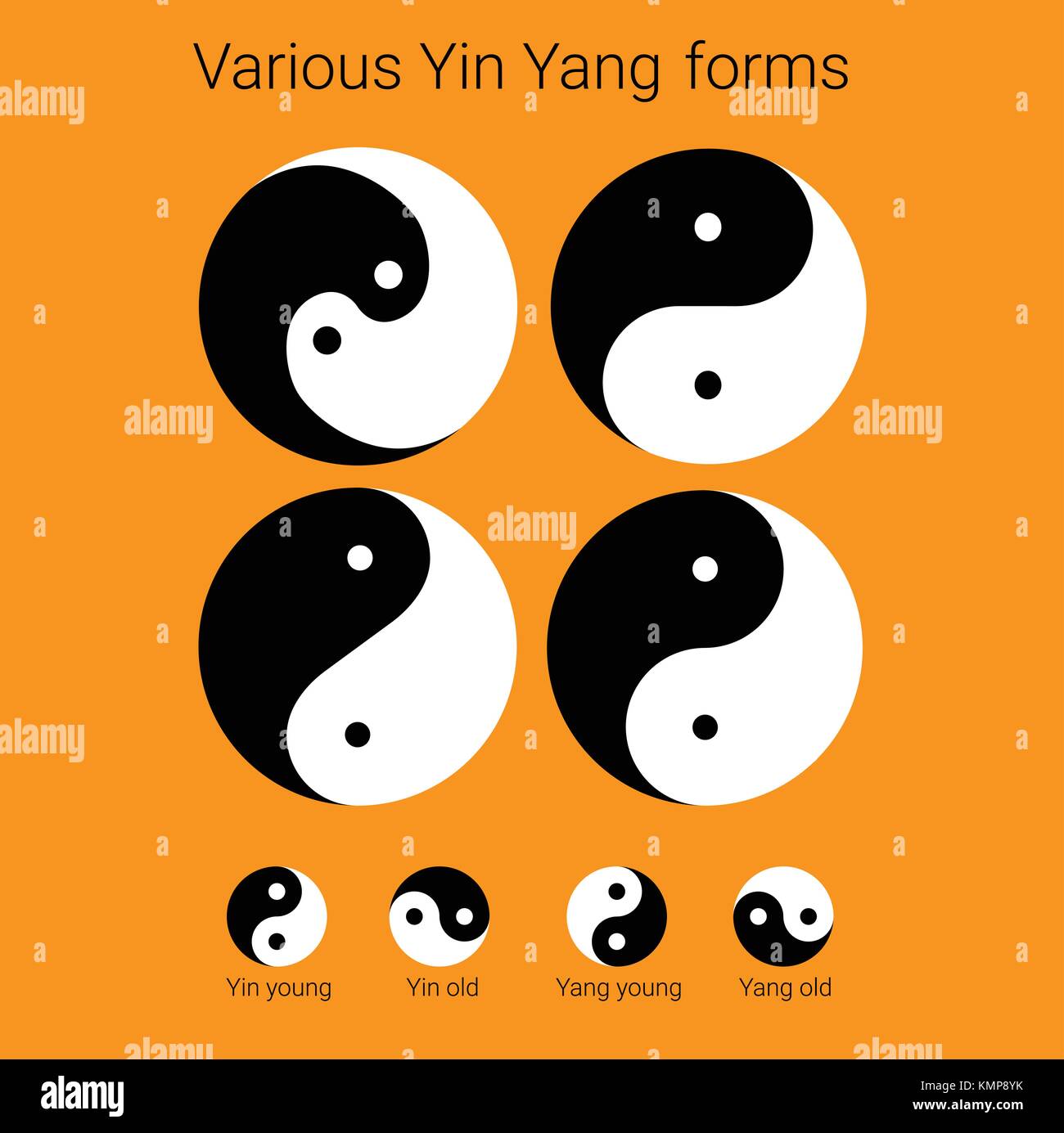 Yin yang vectors hi-res stock photography and images - Alamy