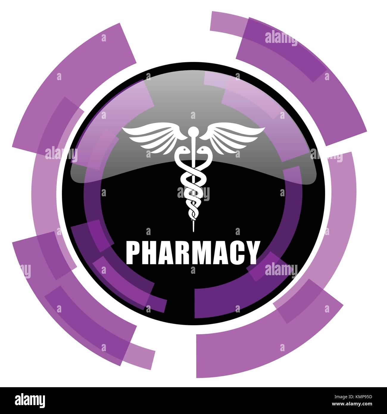 Pharmacy pink violet modern design vector web and smartphone icon ...