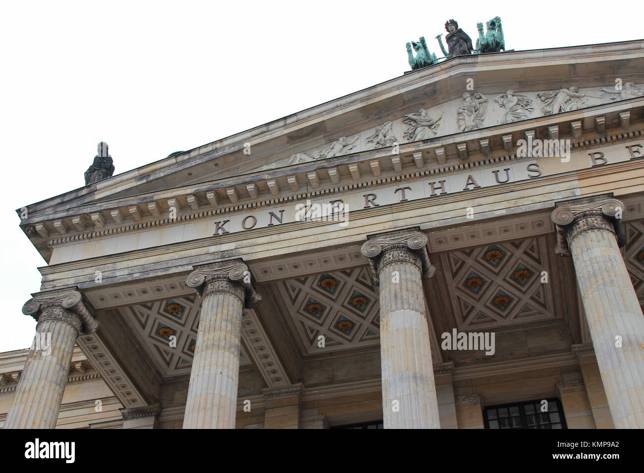 Concert hall (Schauspielhaus) on Gendarmenmarkt in Berlin (Germany ...