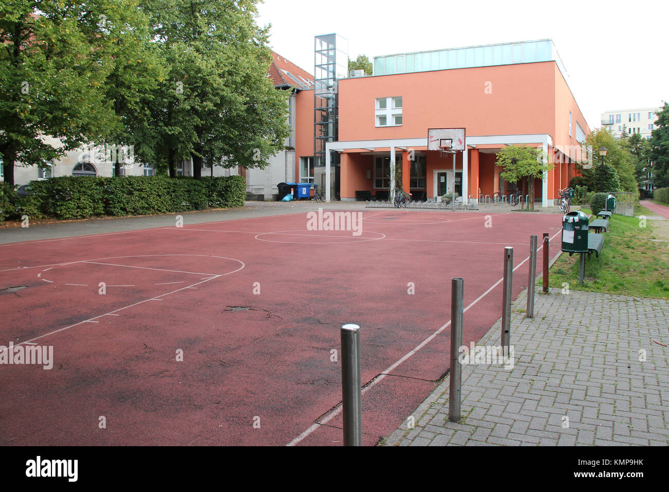 A sports ground on Tiergartenstrasse in Berlin (Germany Stock Photo - Alamy