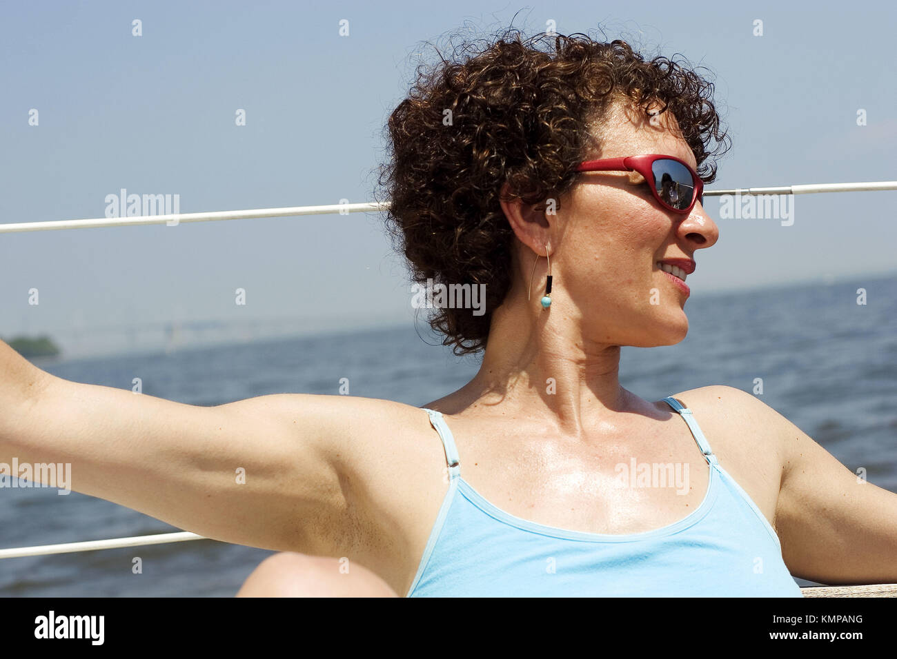 Woman brunette 50 year old hi-res stock photography and images - Alamy