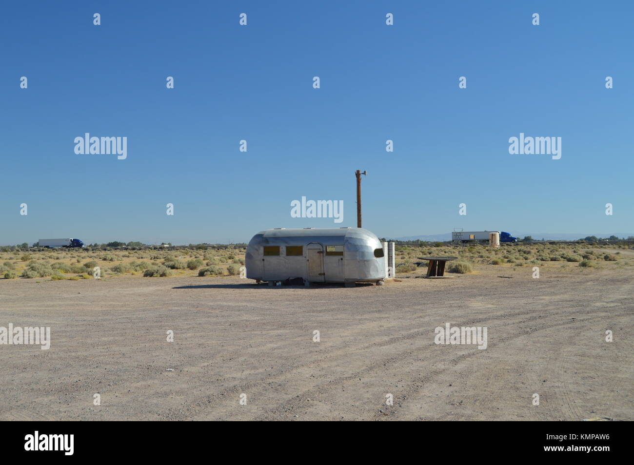 Old Caravan Of The Sixties On Route 66. June 21, 2017. California, USA ...