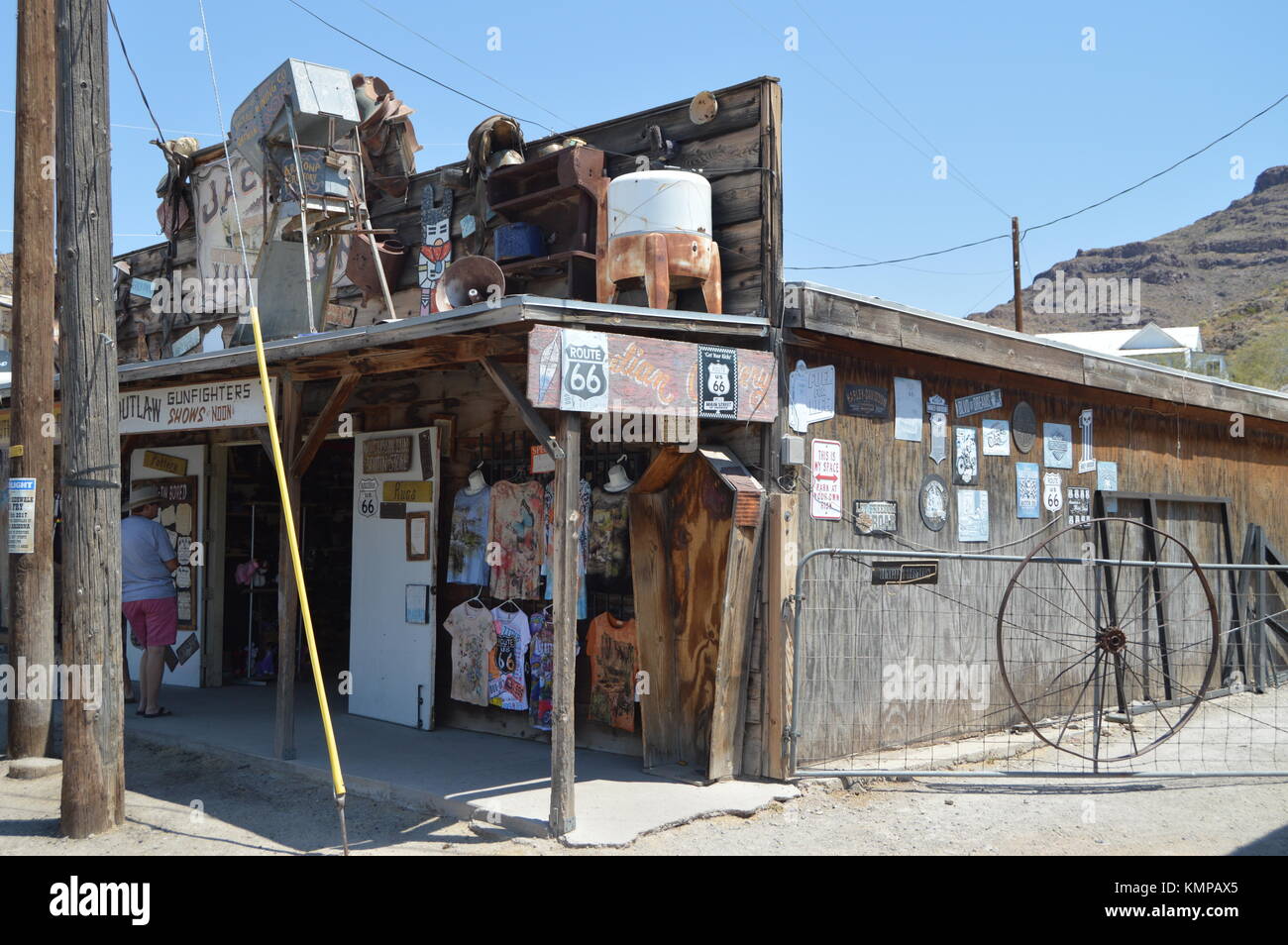 Oatman, Gift Shop With Coffin On Route 66. Route 66 . June 21, 2017 ...
