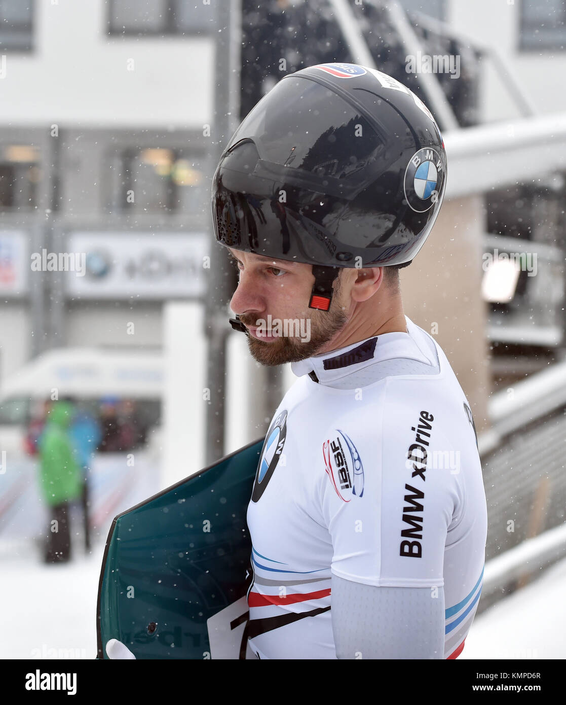 Winterberg, Germany. 8th Dec, 2017. Latvian skeleton pilot Martins ...