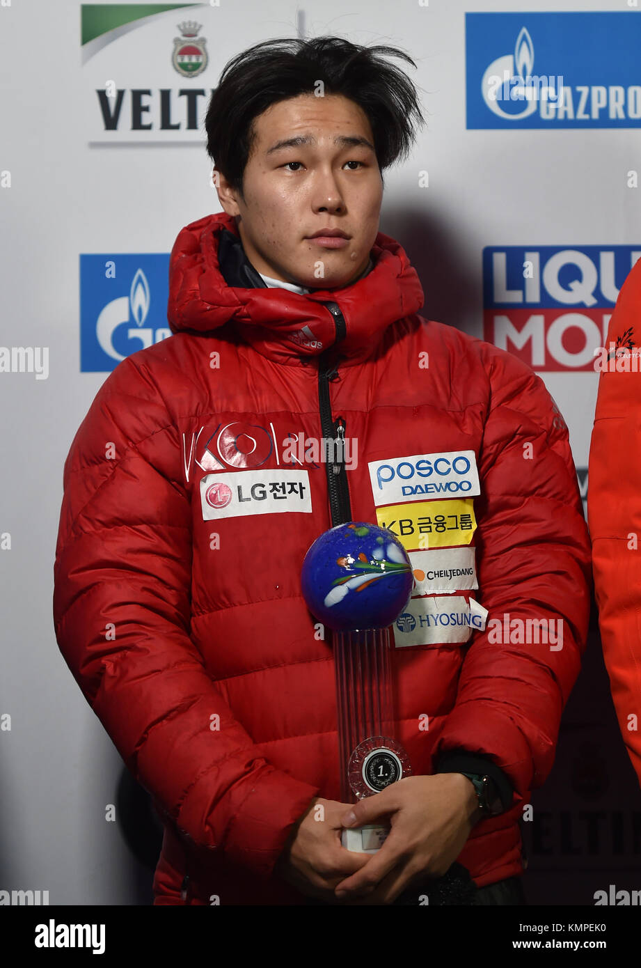 Winterberg, Germany. 8th Dec, 2017. Sungbin Yun of Korea (1st place ...