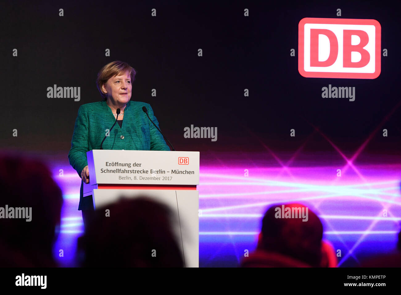 German Chancellor Angela Merkel (CDU) speaking at the openeing ceremony ...