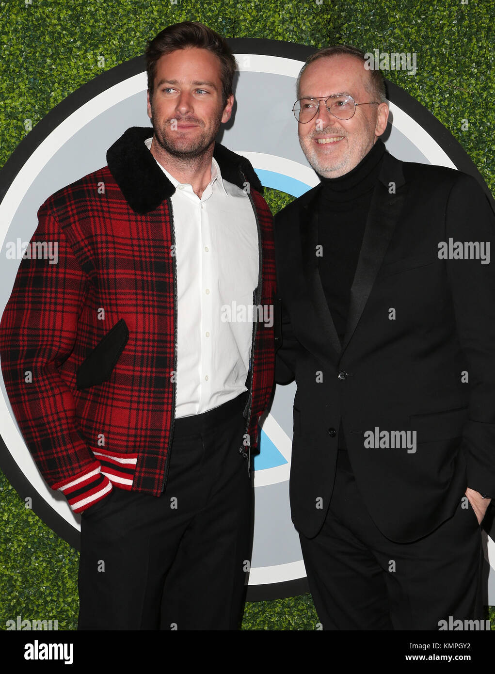 West Hollywood, United States. 07th Dec, 2017. Armie Hammer, Jim Moore ...