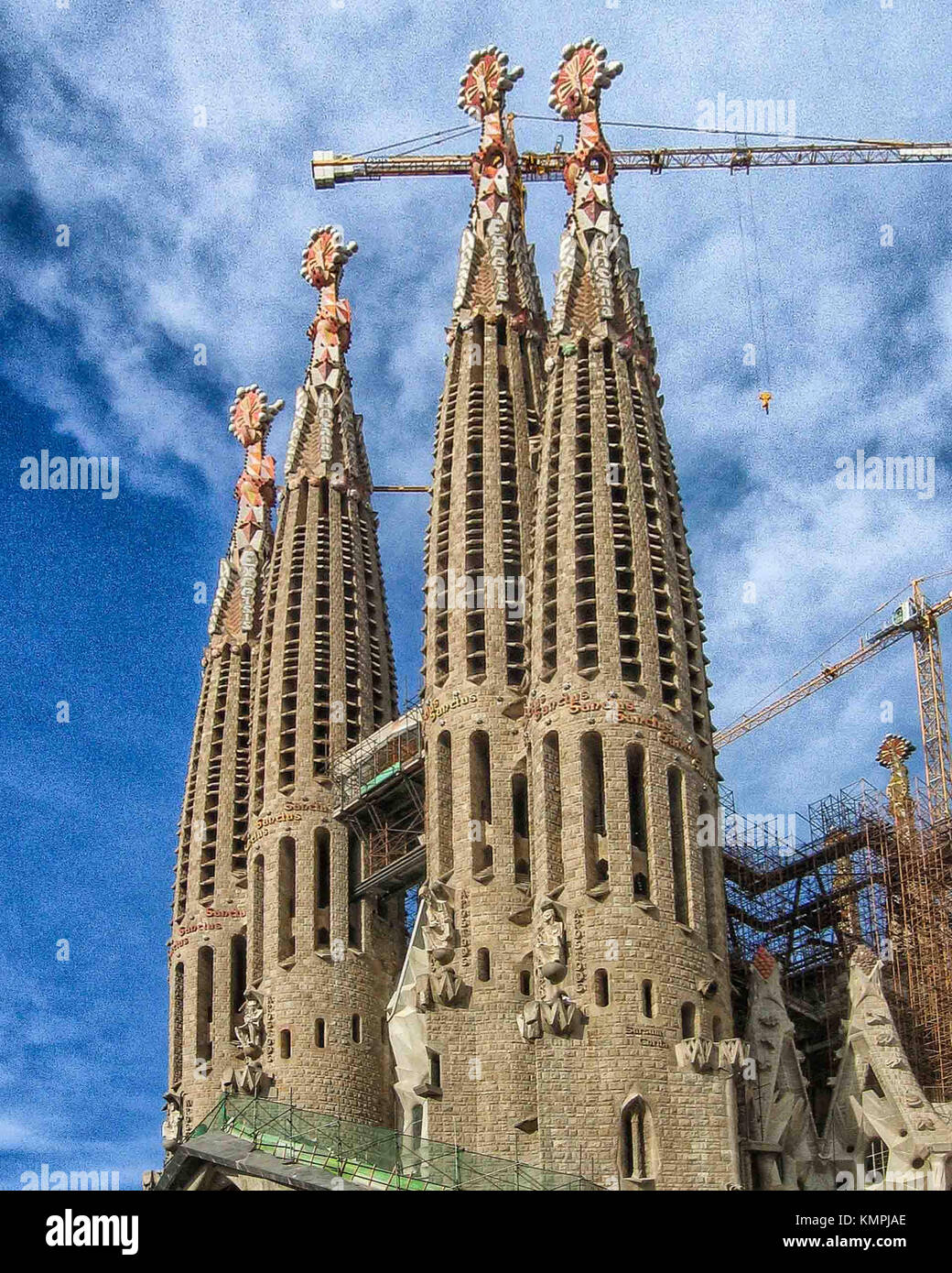 Barcelona, Catalonia, Spain. 19th Oct, 2004. The celebrated unfinished ...