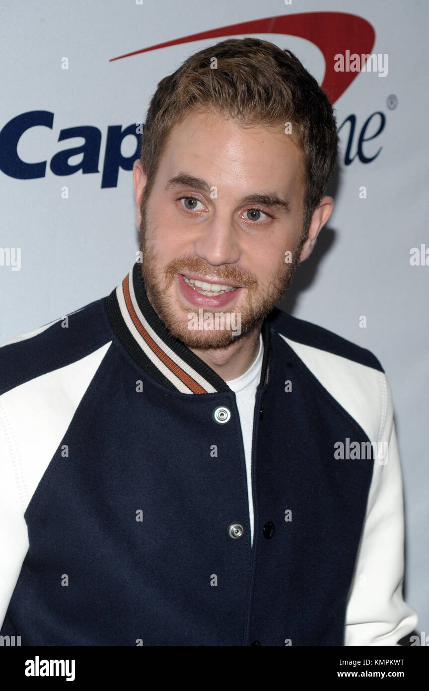 New York, NY, USA. 8th Dec, 2017. Ben Platt at Z100's Jingle Ball 2017 ...