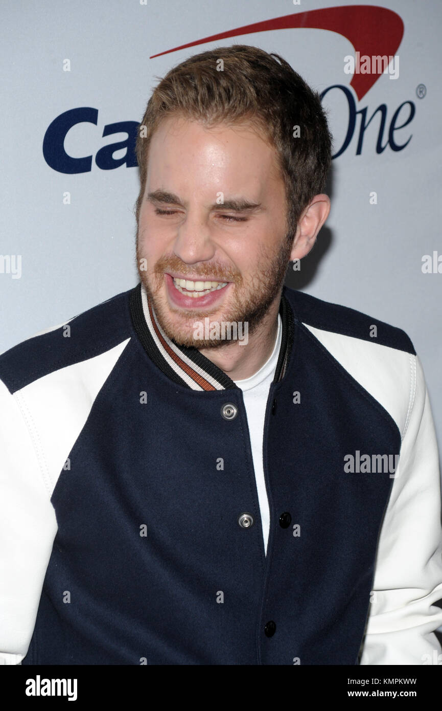 New York, NY, USA. 8th Dec, 2017. Ben Platt at Z100's Jingle Ball 2017 ...