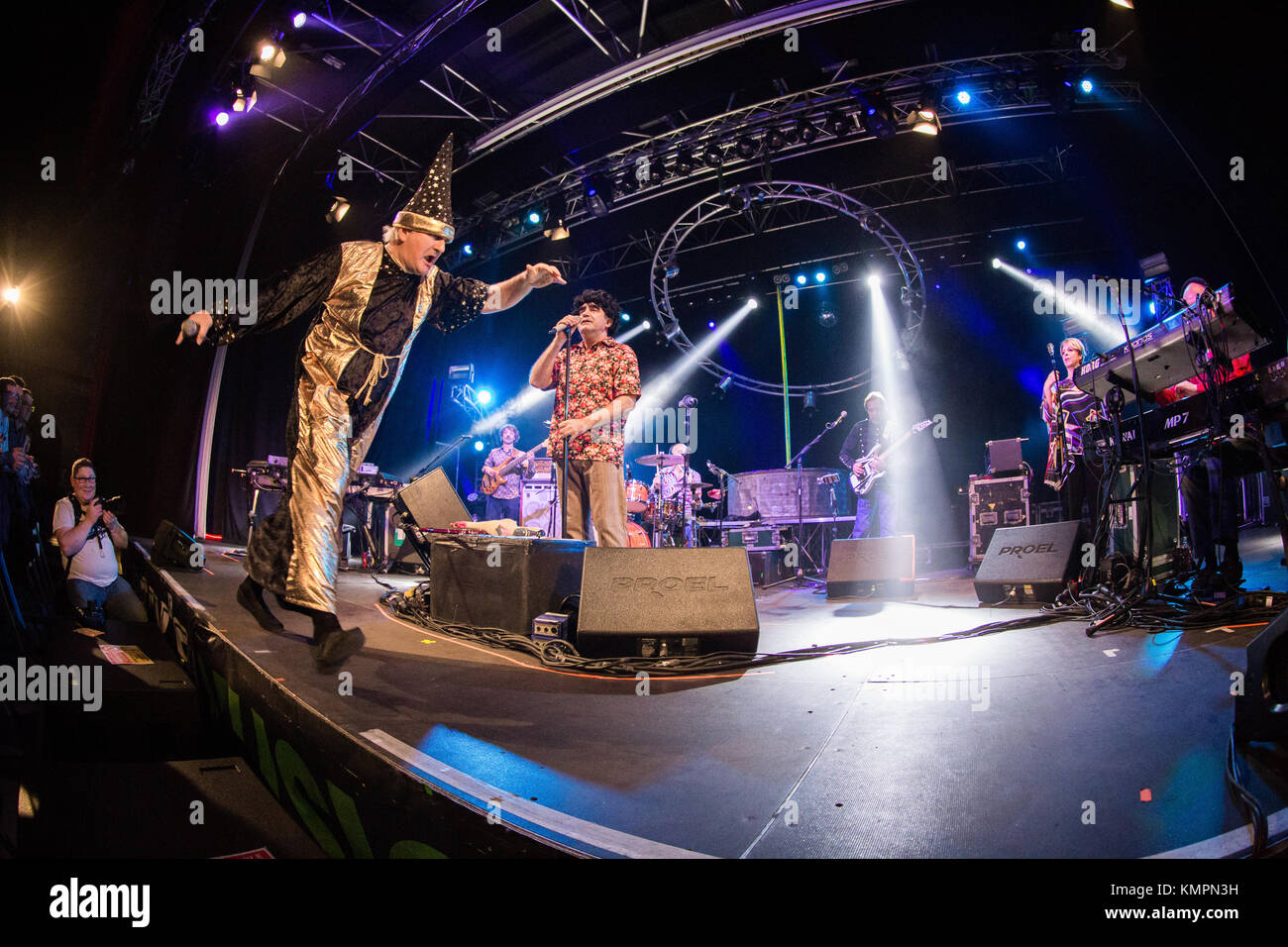 Fontaneto d'Agogna Italy. 08th December 2017. The Italian comedy rock ...