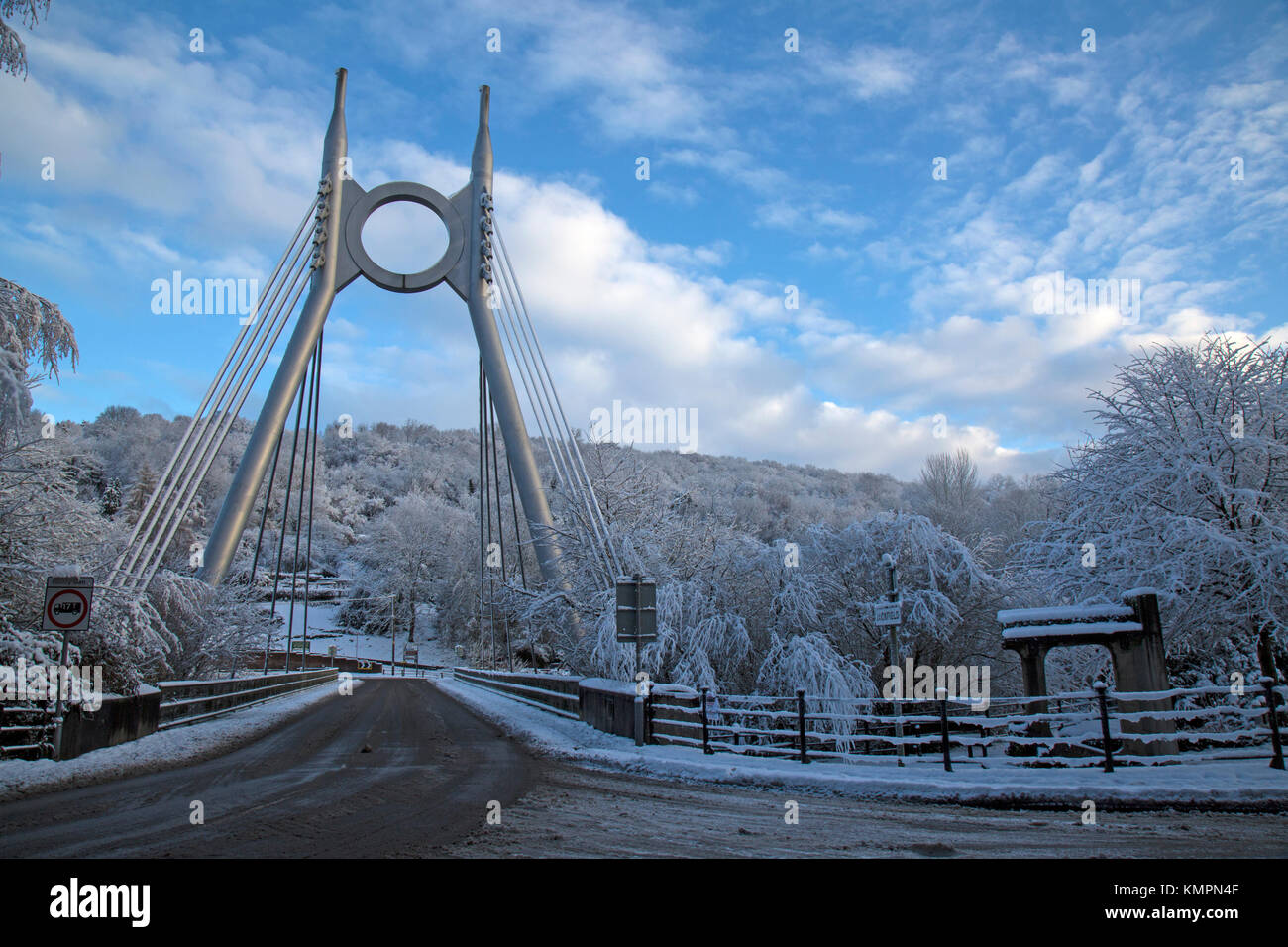 Shropshire, UK. 09th Dec, 2017. The village of Jackfield, part of the ...