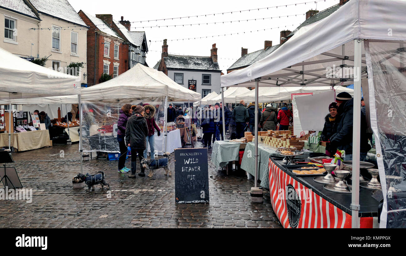Ashbourne derbyshire christmas hi-res stock photography and images - Alamy
