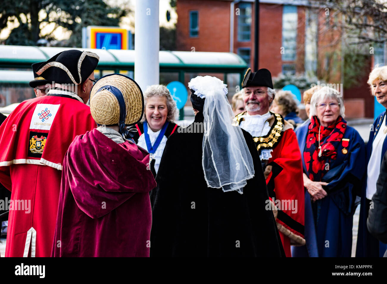 Leominster, UK. 9th December, 2017. HRH Queen Victoria and Princess ...