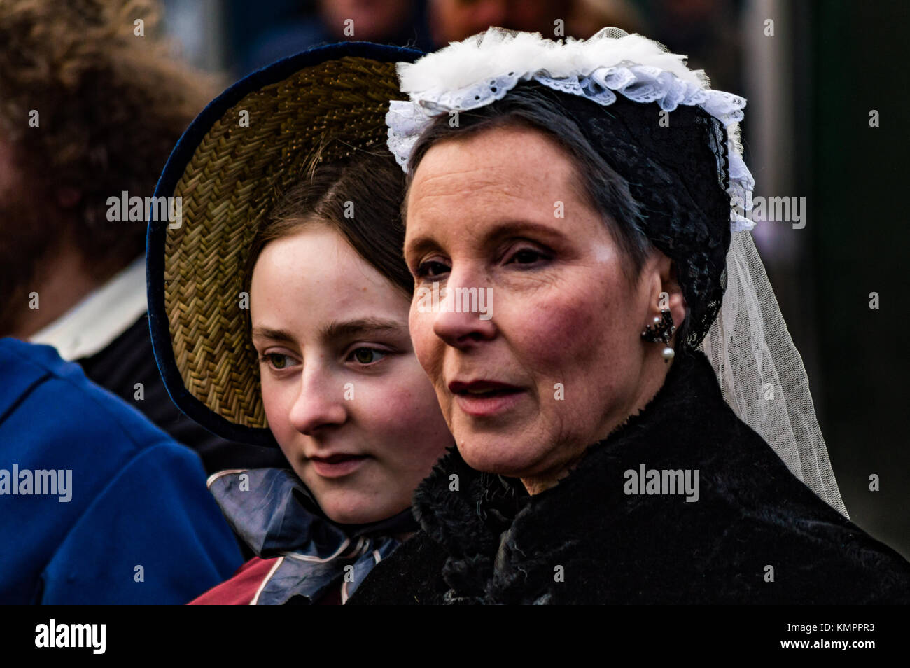 Leominster, UK. 9th December, 2017. HRH Queen Victoria and Princess ...