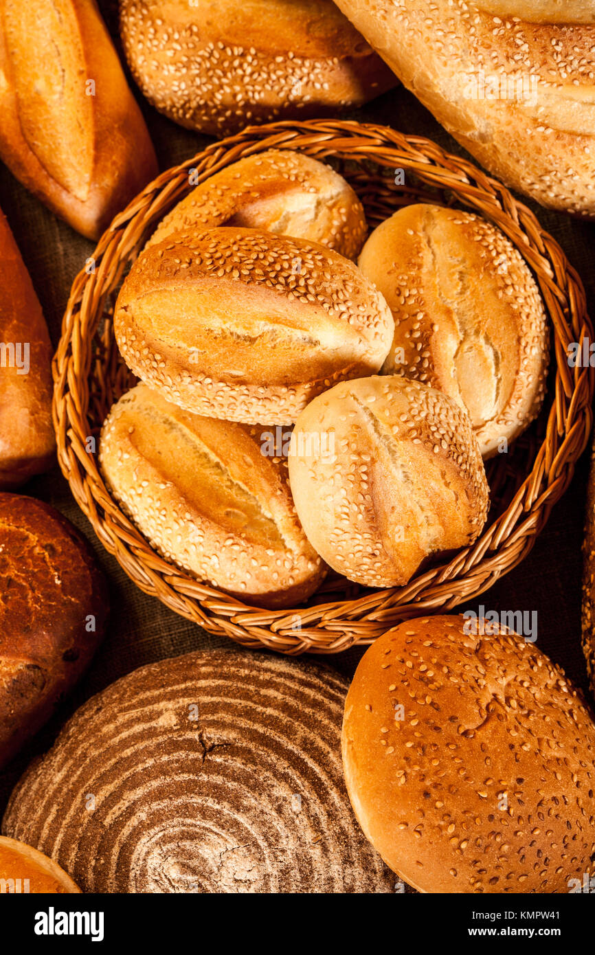 Fresh and soft tasty bread Stock Photo - Alamy