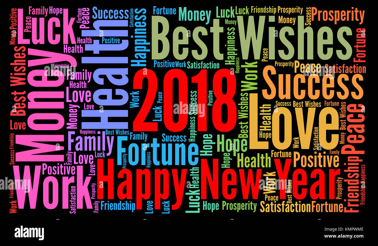 Happy New Year 2018 Stock Photo - Alamy