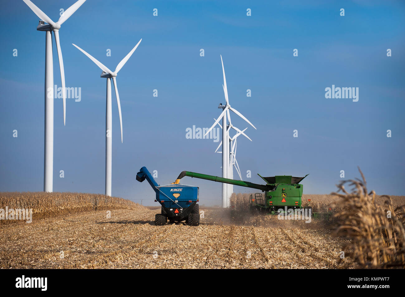 Turbine farm corn renewable energy hi-res stock photography and images ...