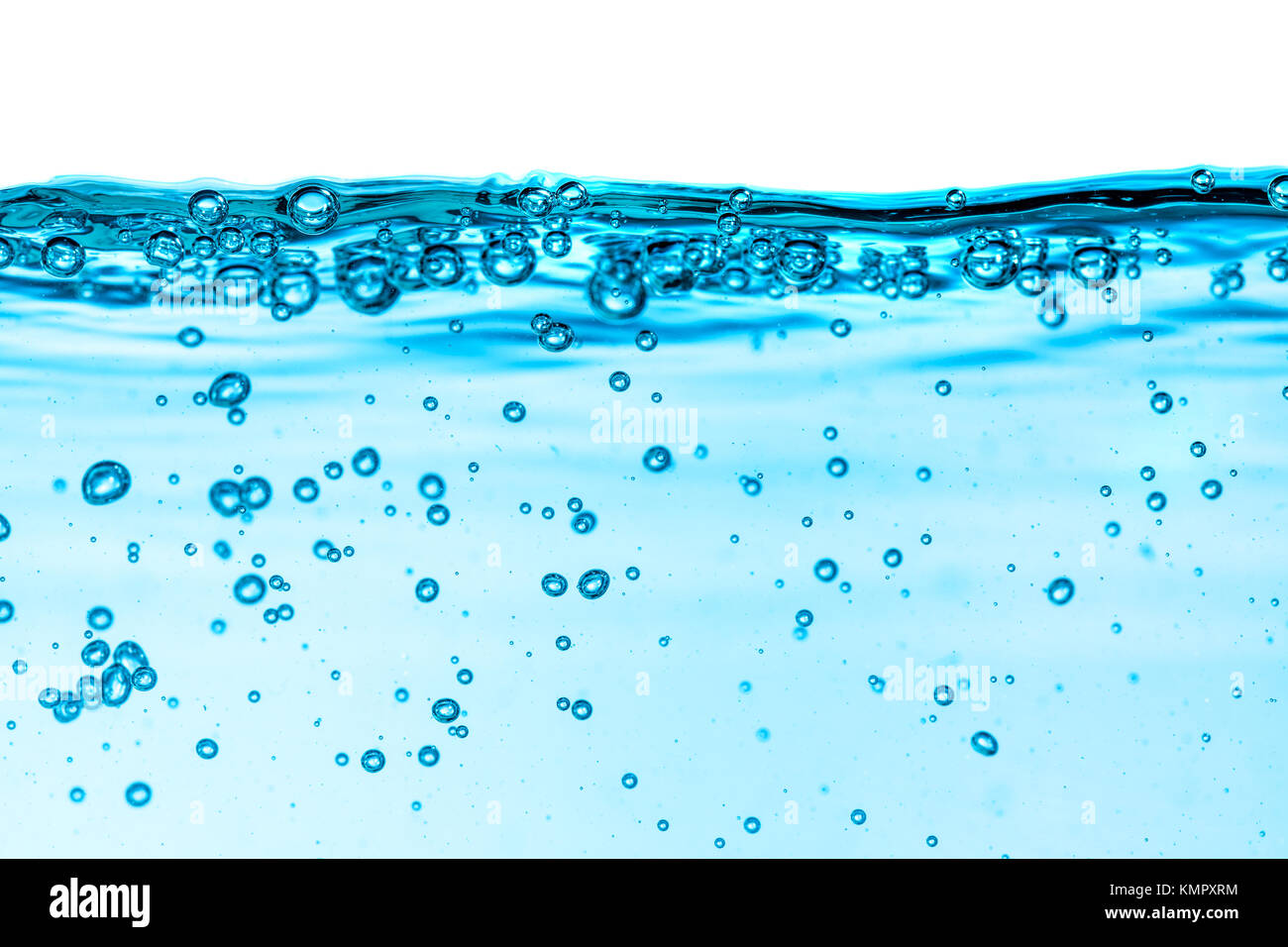 many bubbles in water close up Stock Photo - Alamy