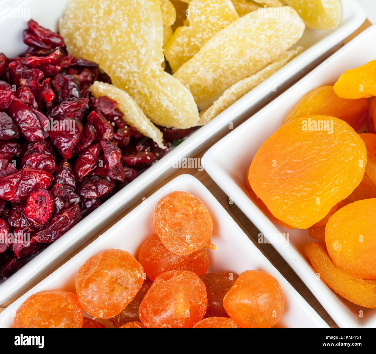 assortment different dried fruits close up Stock Photo - Alamy